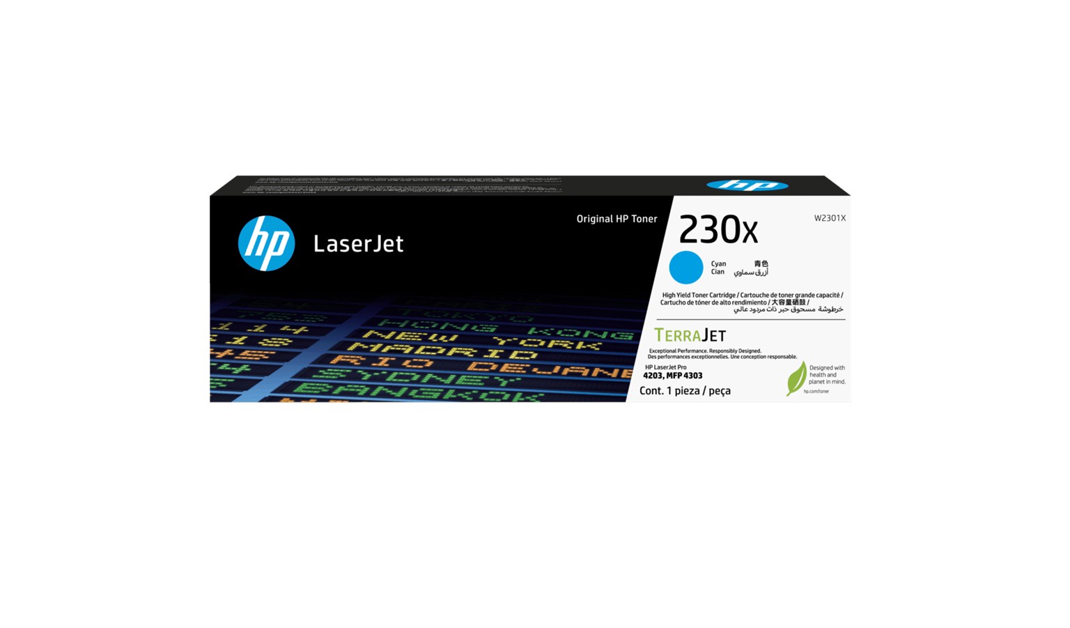 HP 230X Original LaserJet Toner Cartridge - Cyan (W2301X) | Harvey ...