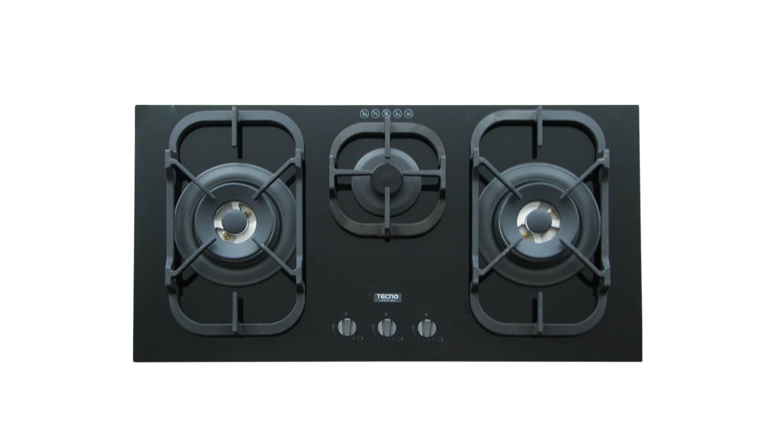 Uno UG3086TRSV (90cm) 3-Burner Glass Hob | Harvey Norman Singapore