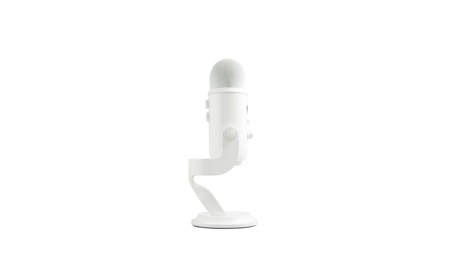 Logitech Blue Yeti Multi Pattern USB Microphone - White | Harvey Norman ...