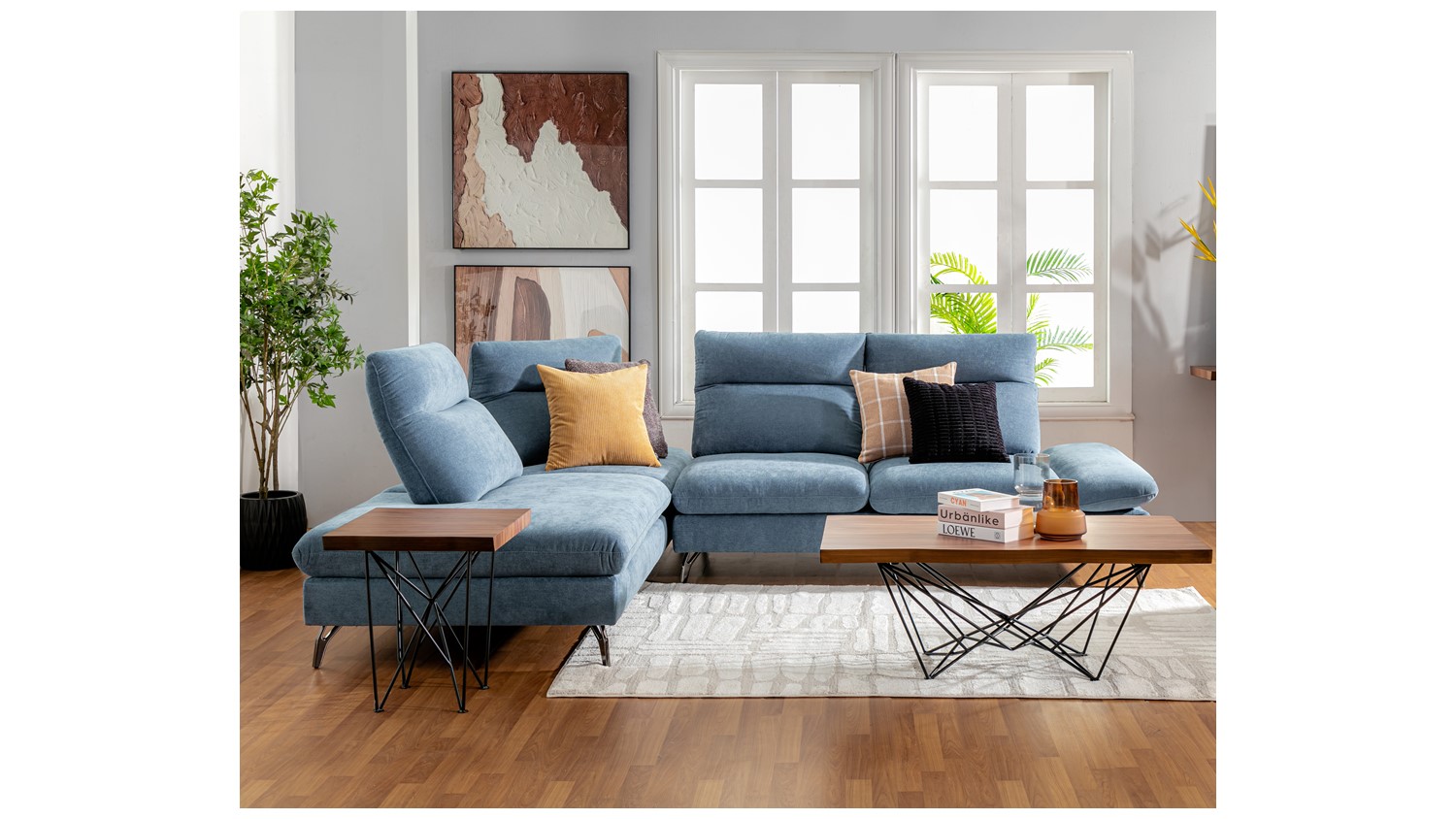 Harvey norman blue sofa store