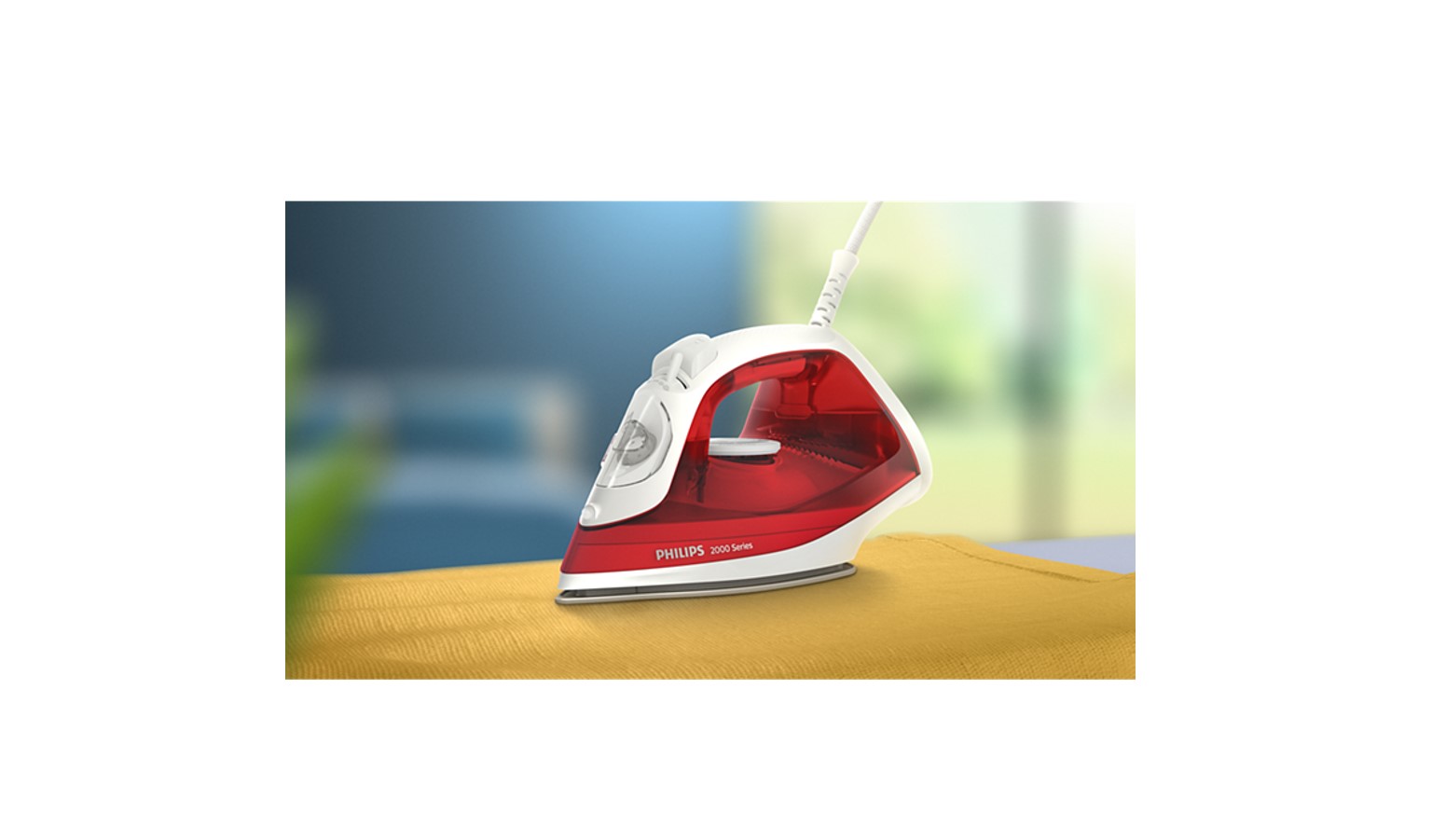 Philips 2000 Series Steam Iron - Red (DST2010/40) | Harvey Norman Malaysia