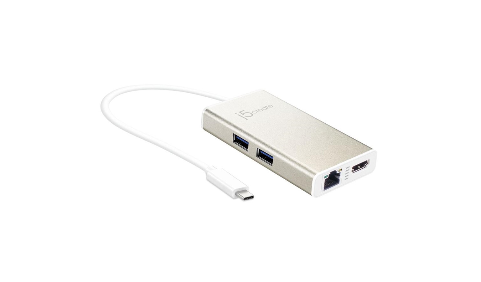 J5 Create JCA374 USB Type-C Multi-Adapter - White | Harvey Norman Malaysia