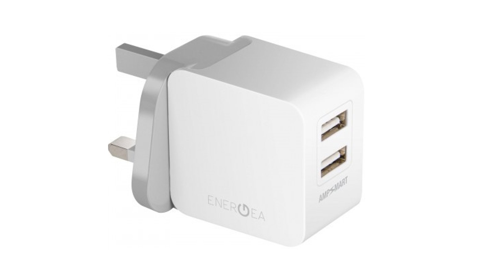 Energea Travelworld 3.4 Charger Adapter - White | Harvey Norman Malaysia
