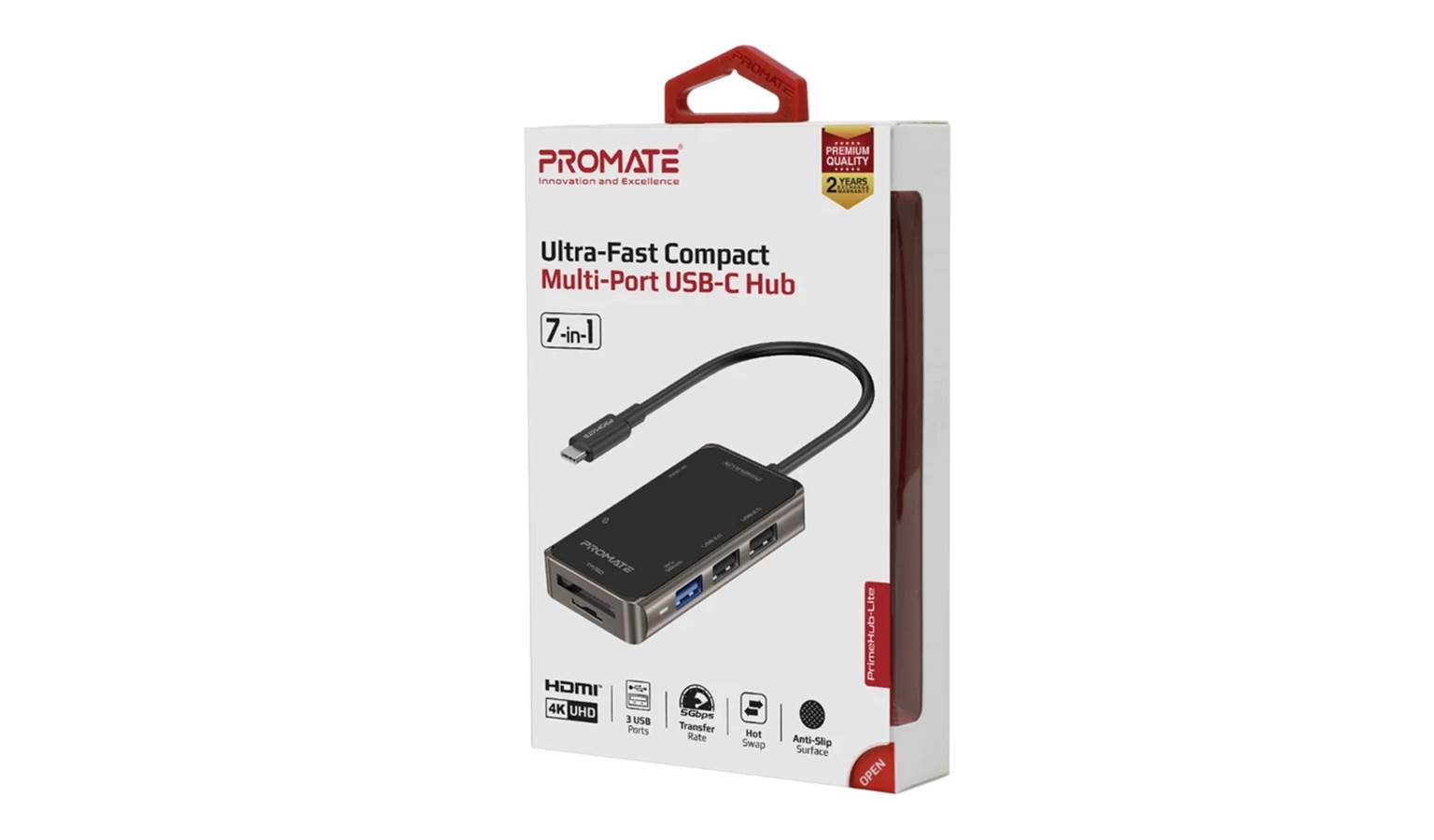Promate PrimeHub-Lite Ultra-Fast Compact Multi-Port USB-C Hub | Harvey ...
