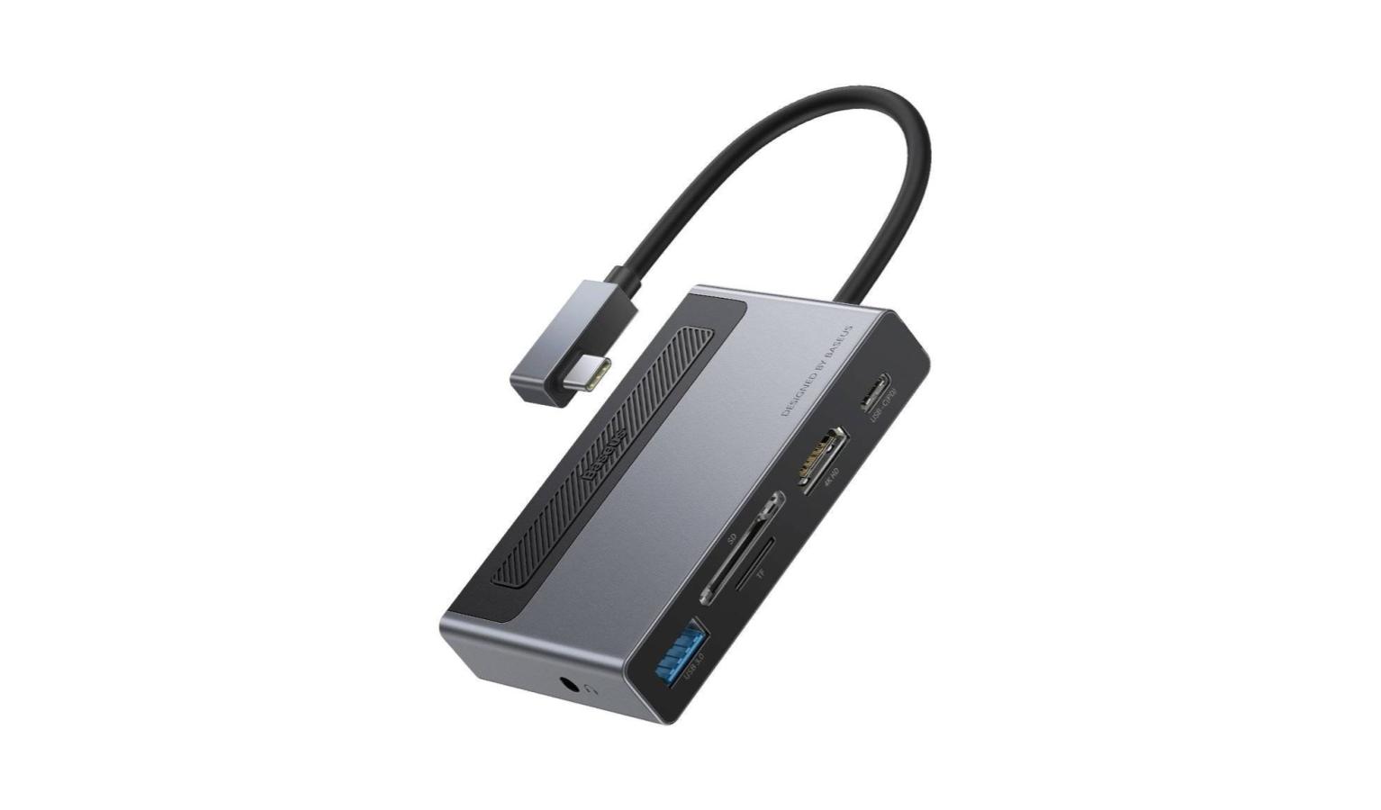 Baseus 6-in-1 Multifunctional HUB with 100W USB-C Power Delivery - Grey ...