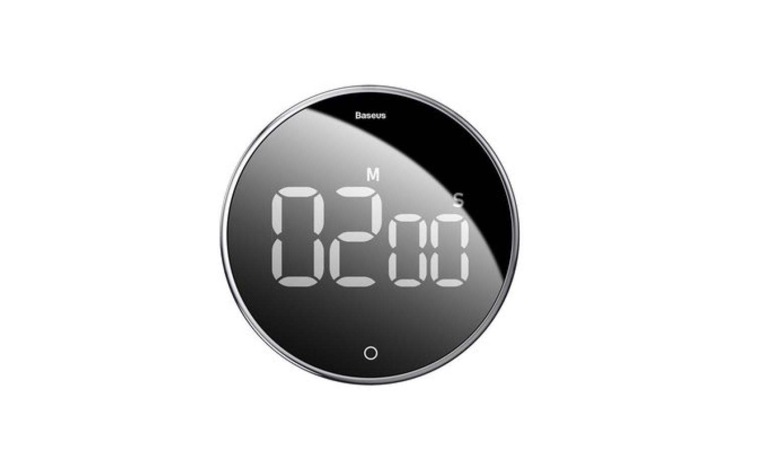 Baseus Heyo Rotation Countdown Timer - Black (ACDJS-01) | Harvey Norman ...