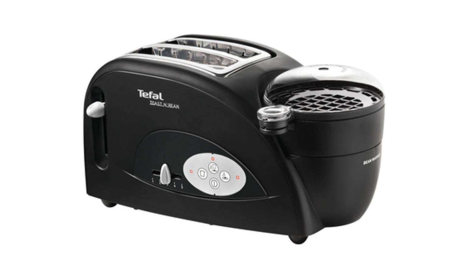 Tefal Toast N' Bean 2-Slice Toaster - Black (TT-5528) | Harvey Norman ...