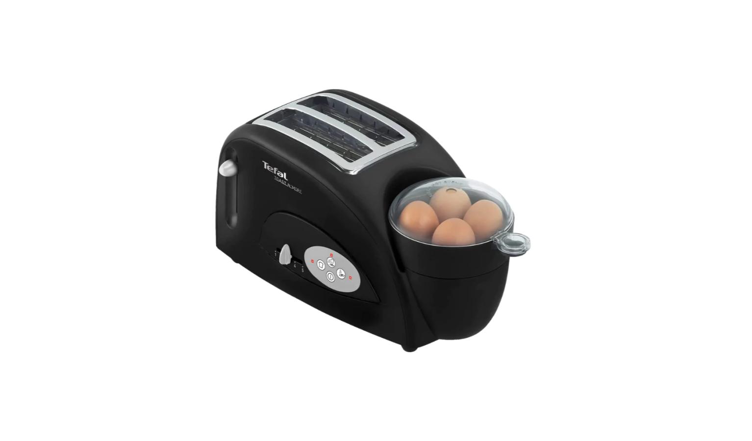 Tefal Toast N' Bean 2-Slice Toaster - Black (TT-5528) | Harvey Norman ...