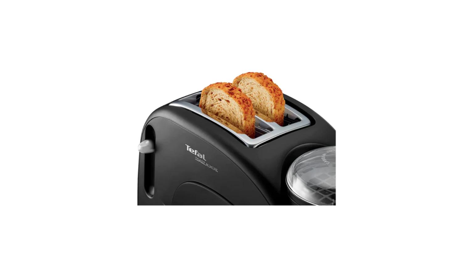 Tefal Toast N' Bean 2-Slice Toaster - Black (TT-5528) | Harvey Norman ...