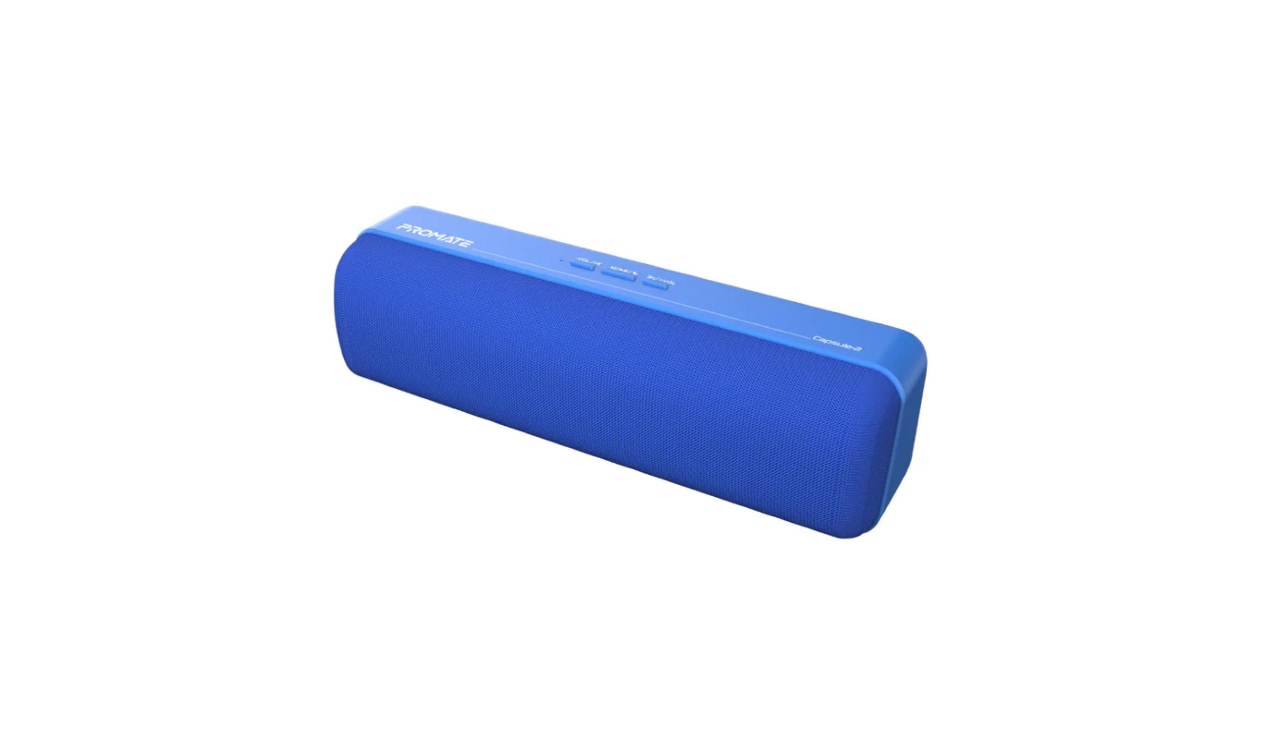 Promate Capsule-2 CrystalSound® HD Wireless Speaker - Blue | Harvey ...